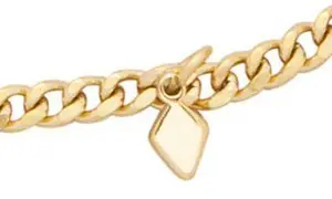 ST. MORAN Rhombus Charm Anklet