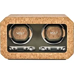 Wolf Cortiça Double Watch Winder With Sustainable Exterior - Cork