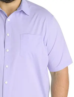 UNTUCKIT FIT BY DXL Big & Tall Gironde Sport Shirt - Lavendula
