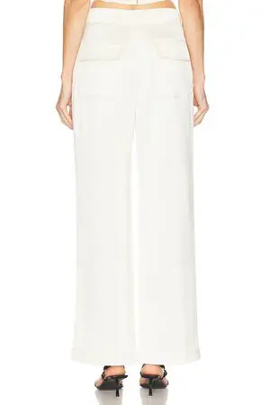 FLEUR DU MAL Satin Relaxed Pant