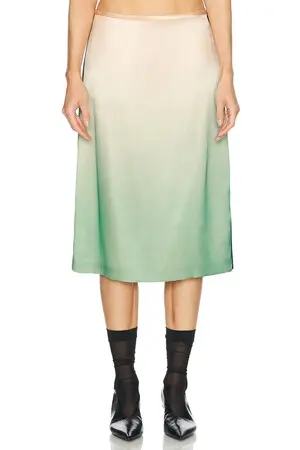 JIL SANDER Satin Skirt