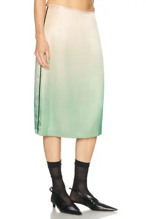 JIL SANDER Satin Skirt