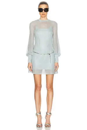 TOM FORD Long Sleeve Mini Dress