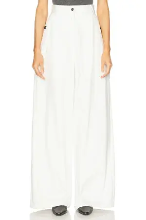 Adam Lippes Jasper Wide Leg Jeans