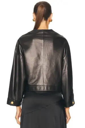 Adam Lippes Nessy Leather Jacket