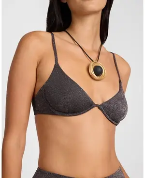 Onia Liana Bikini Top - Espresso