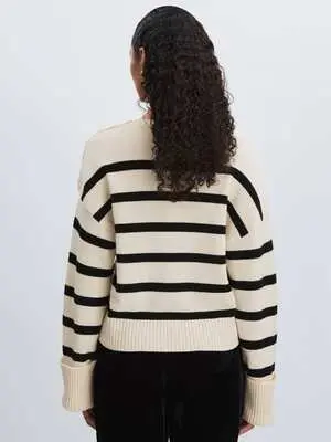 Paige Striped Wool-blend Jumper