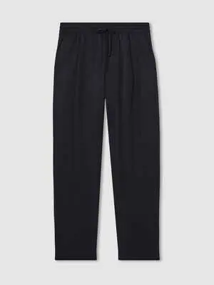 REISS Linen Drawstring Relaxed-fit Trousers