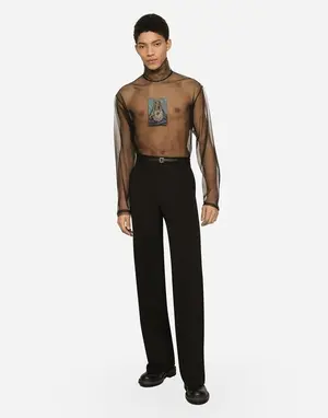 Dolce & Gabbana Straight-leg Wool Pants