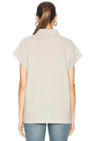Saint Laurent Short Sleeve Polo Top
