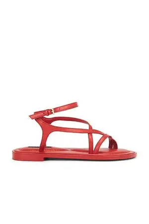 A.emery Edna Leather Sandals - Cherry