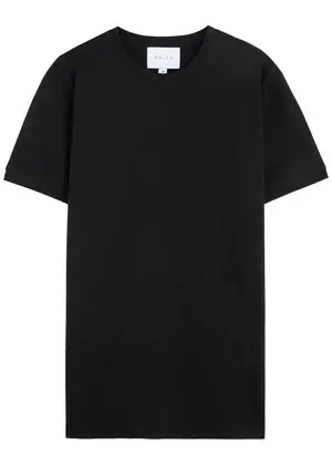 RAITH Luxe Mercerized Cotton T-shirt - Black