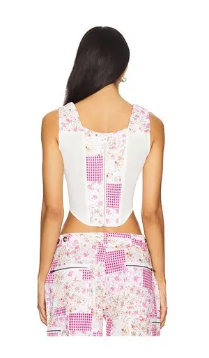 GUIZIO Mina Patchwork Corset