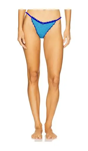 CAPITTANA Trinidad Flowers Bikini Bottom - Blue