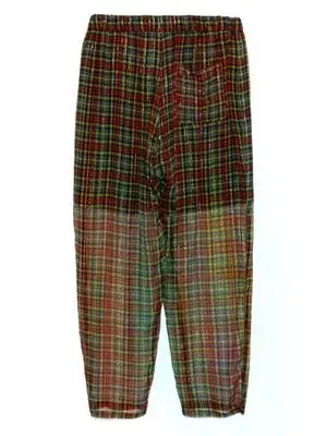 UNDERCOVERISM Plaid-check Trousers