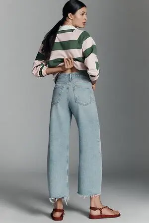 AGOLDE Low Curve High-rise Tapered Jeans - Force