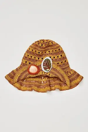 PARDOHATS Seashell Bucket Hat - Tan