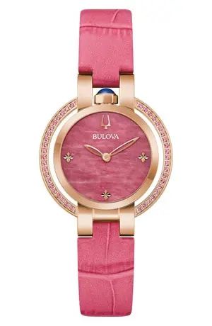 Bulova Leather Watches For Women