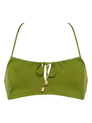 ERES Abysses Cropped Bikini Top - Green
