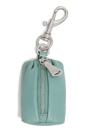 AIMEE Tamitha Leather Key Fob - Moss Green