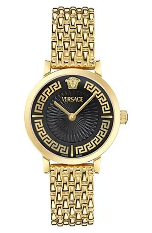 Versace Greca Fortuna Bracelet Watch - Yellow Gold