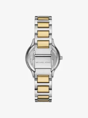 Michael Kors Sage Pavé Two-tone Watch