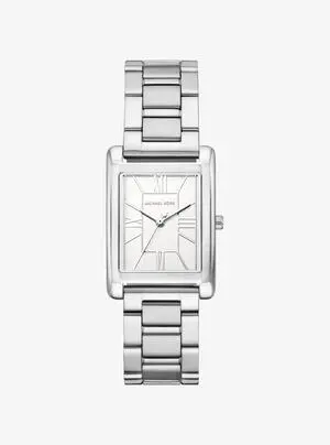 Michael Kors Rectangular Tone Watch - Silver