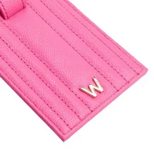 Wolf Mimi Luggage Tag - Pink