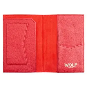 Wolf Mimi Passport Case - Red