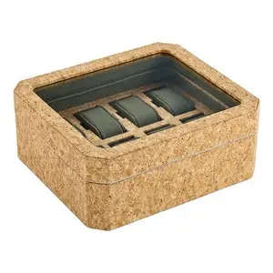 Wolf Cortiça 8-piece Watch Box - Cork