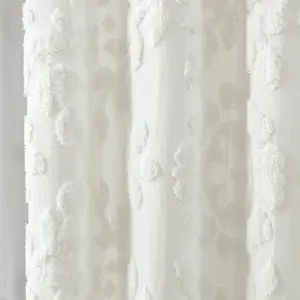 PERI HOME Chenille Laurel Shower Curtain