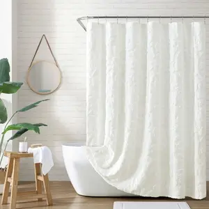 PERI HOME Chenille Laurel Shower Curtain