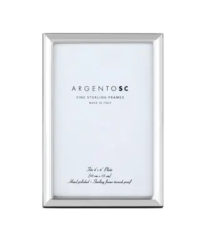 ARGENTO SC Sterling Silver Frame, 4 X 6