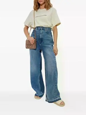 Stella McCartney Organic Cotton T-shirt - Neutrals
