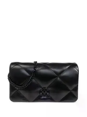 Tory Burch Quilted Leather Wallet - Black