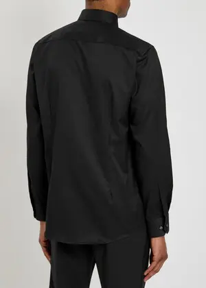 Eton Cotton-twill Shirt - Black