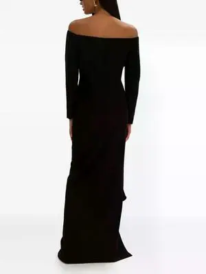 MOOS STUDIO Off-shoulder Dress - Black