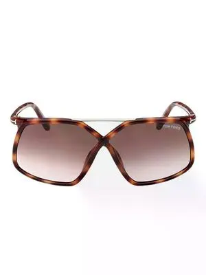 TOM FORD Oversized Sunglasses - Brown