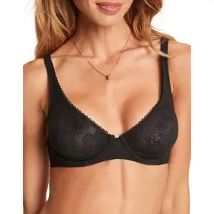 ADORE ME Winona Unlined Full Coverage Bra Black