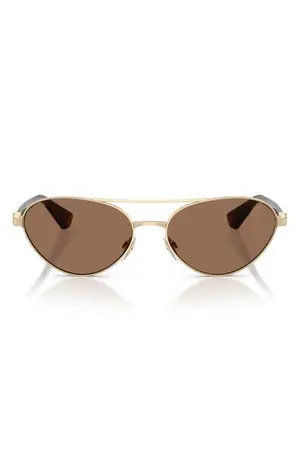 Burberry 58mm Pilot Sunglasses - Light Gold