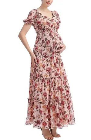 KIMI + KAI Aoife Maternity Maxi Dress