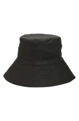 Treasure & Bond Linen Bucket Hat Black Jet