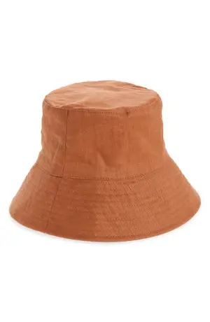 Treasure & Bond Linen Bucket Hat Orange Mecca
