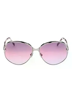 TOM FORD Round-frame Sunglasses - Silver