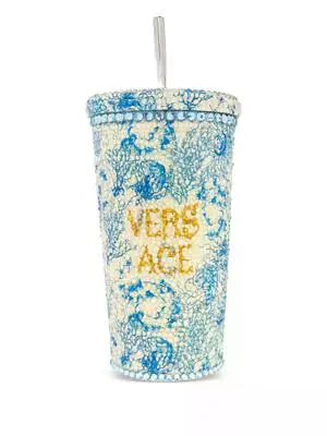 Versace Logo-embellished Cup - Blue