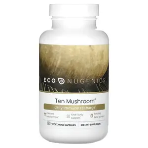 ECONUGENICS Ten Mushroom Formula 120 Capsules - One-color