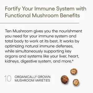 ECONUGENICS Ten Mushroom Formula 120 Capsules