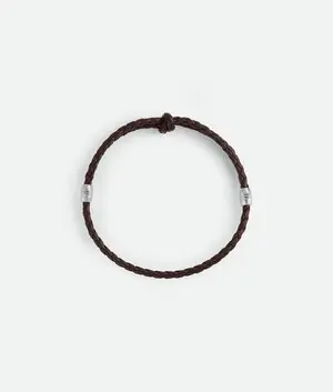 Bottega Veneta Braided Leather Bracelet - Fondant