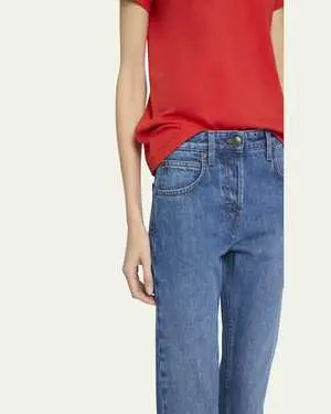 THE ROW Riaco Slim-leg Ankle Jeans