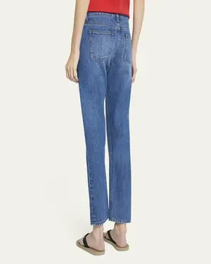 THE ROW Riaco Slim-leg Ankle Jeans